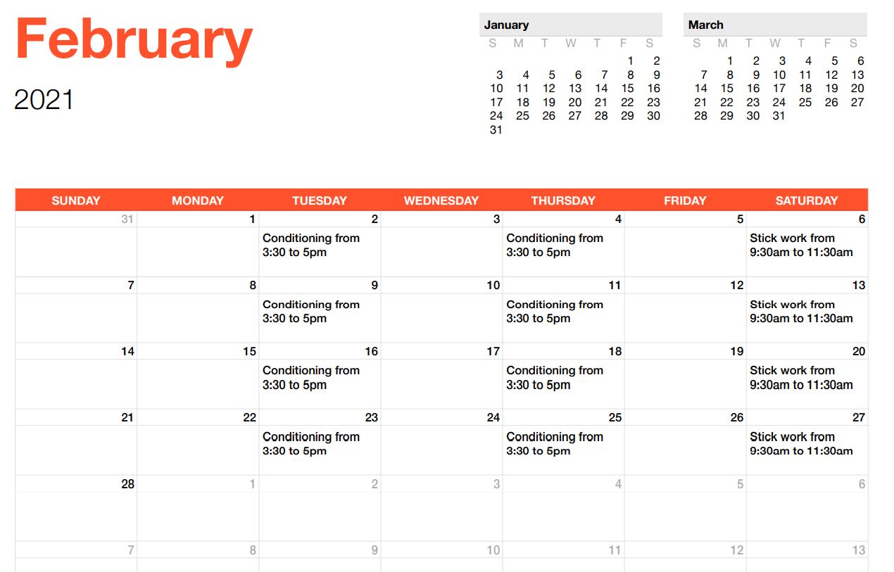 Voluntary Workouts to Begin